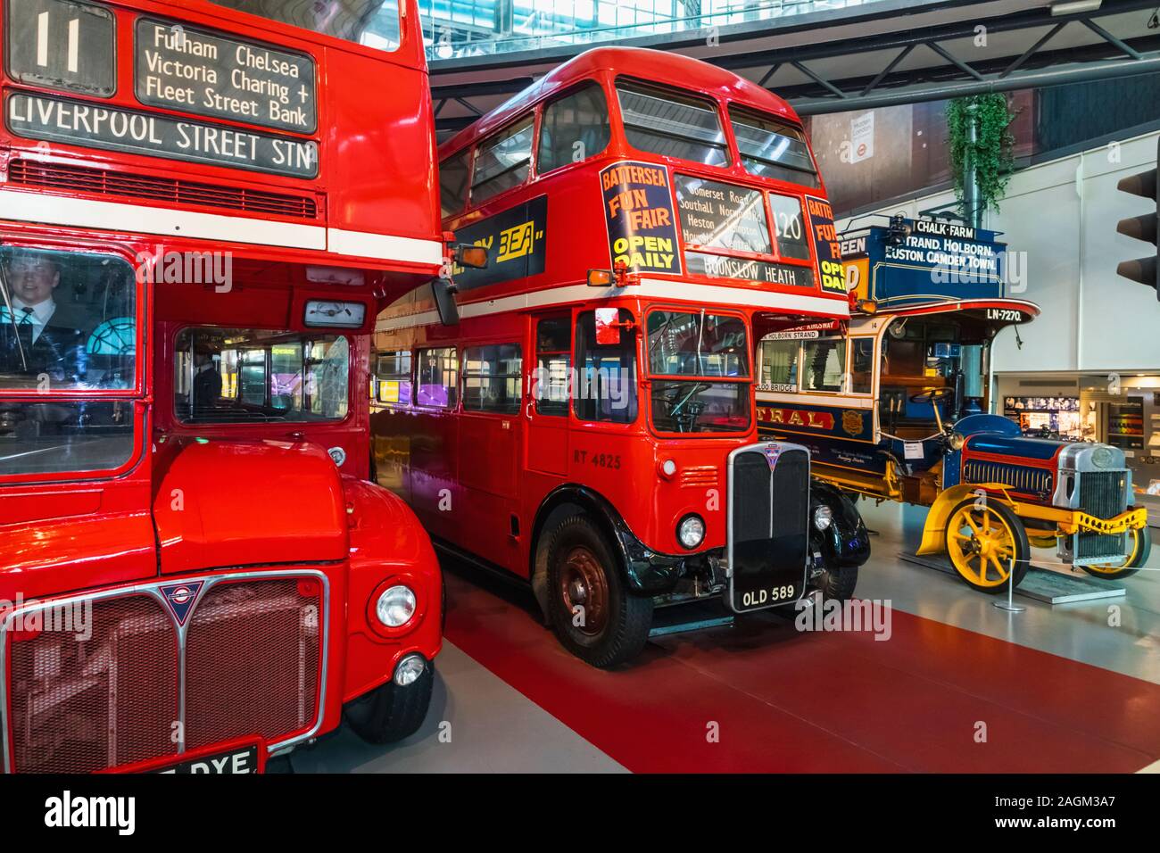 England, London, Covent Garden, London Transport Museum, Exhibit of ...