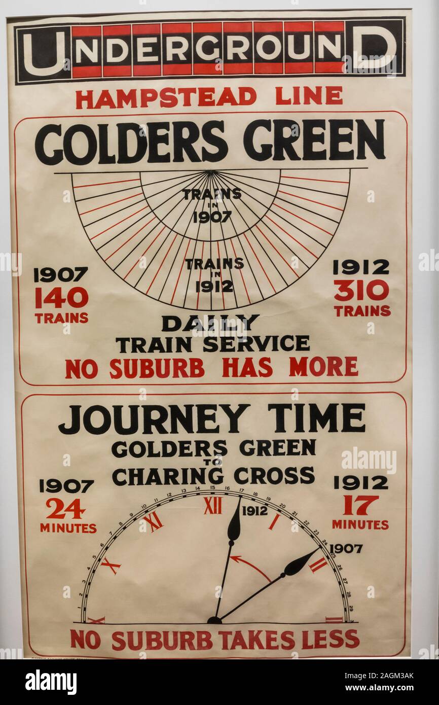 Vintage london underground poster hi-res stock photography and images ...