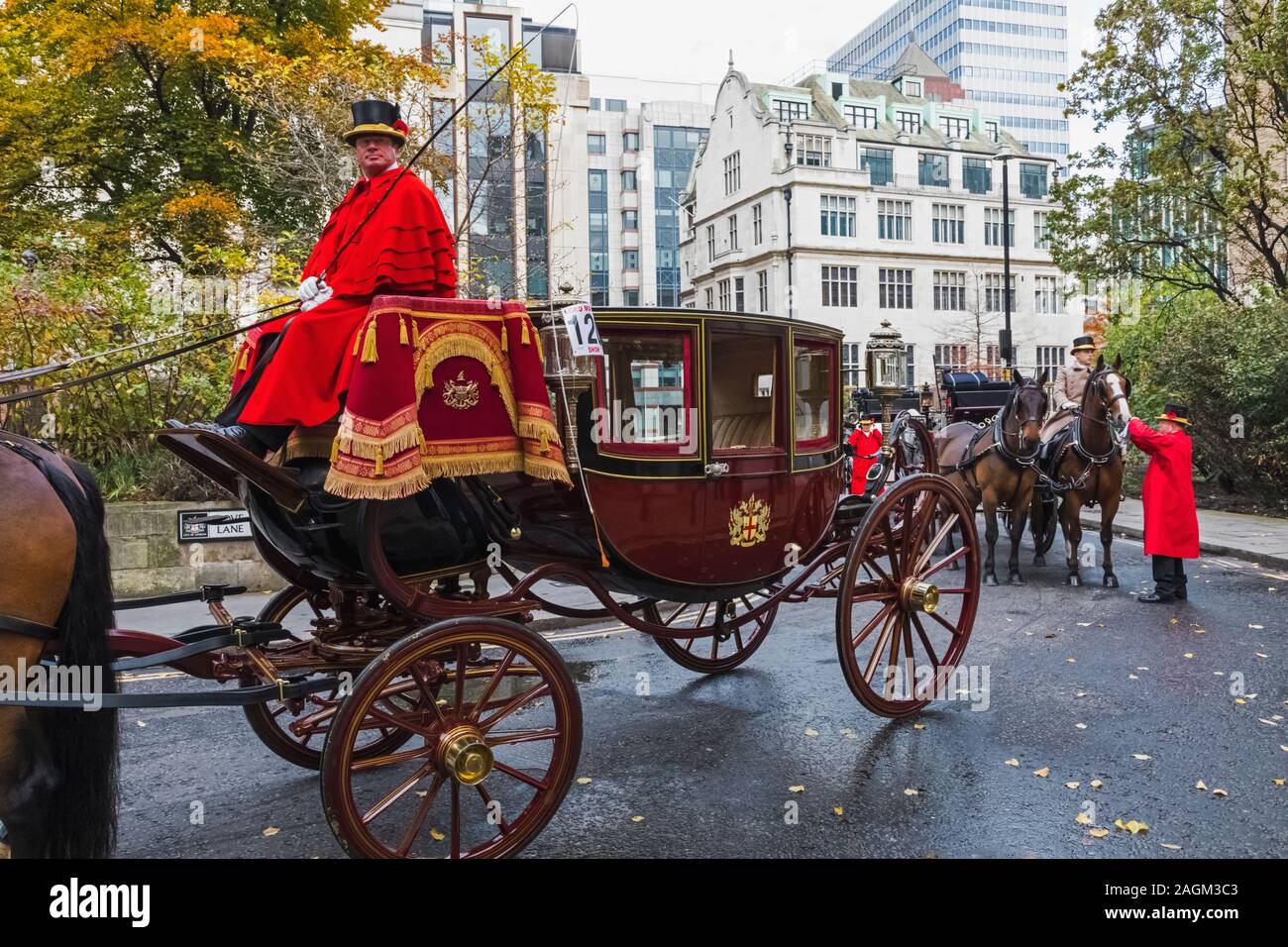 England, London, City of London, The Guildhall, Lord Mayor's Show ...