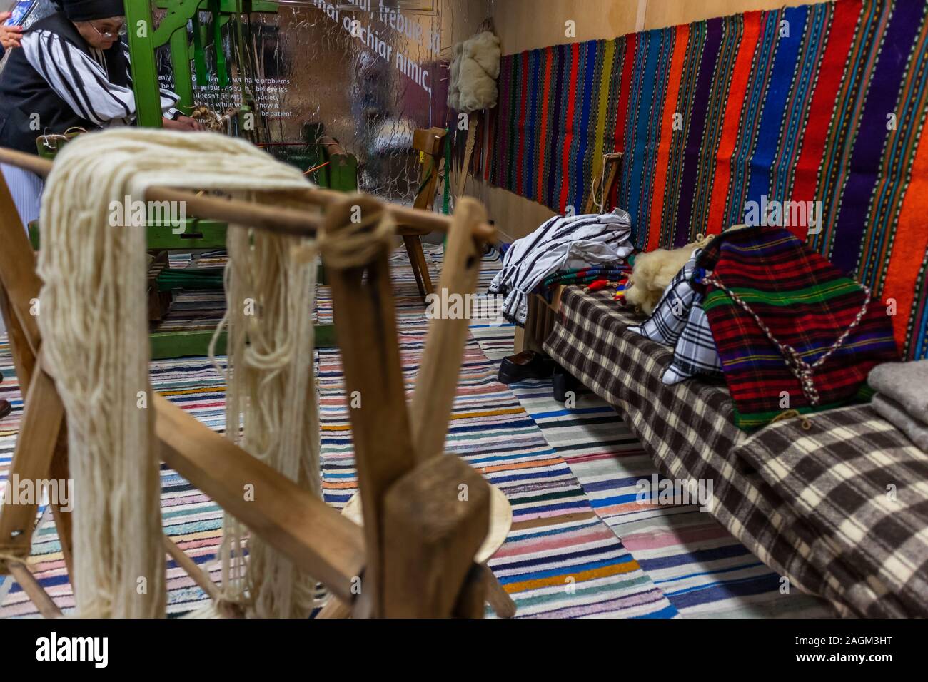 Weaving Machine Factory Wool High Resolution Stock Photography and ...