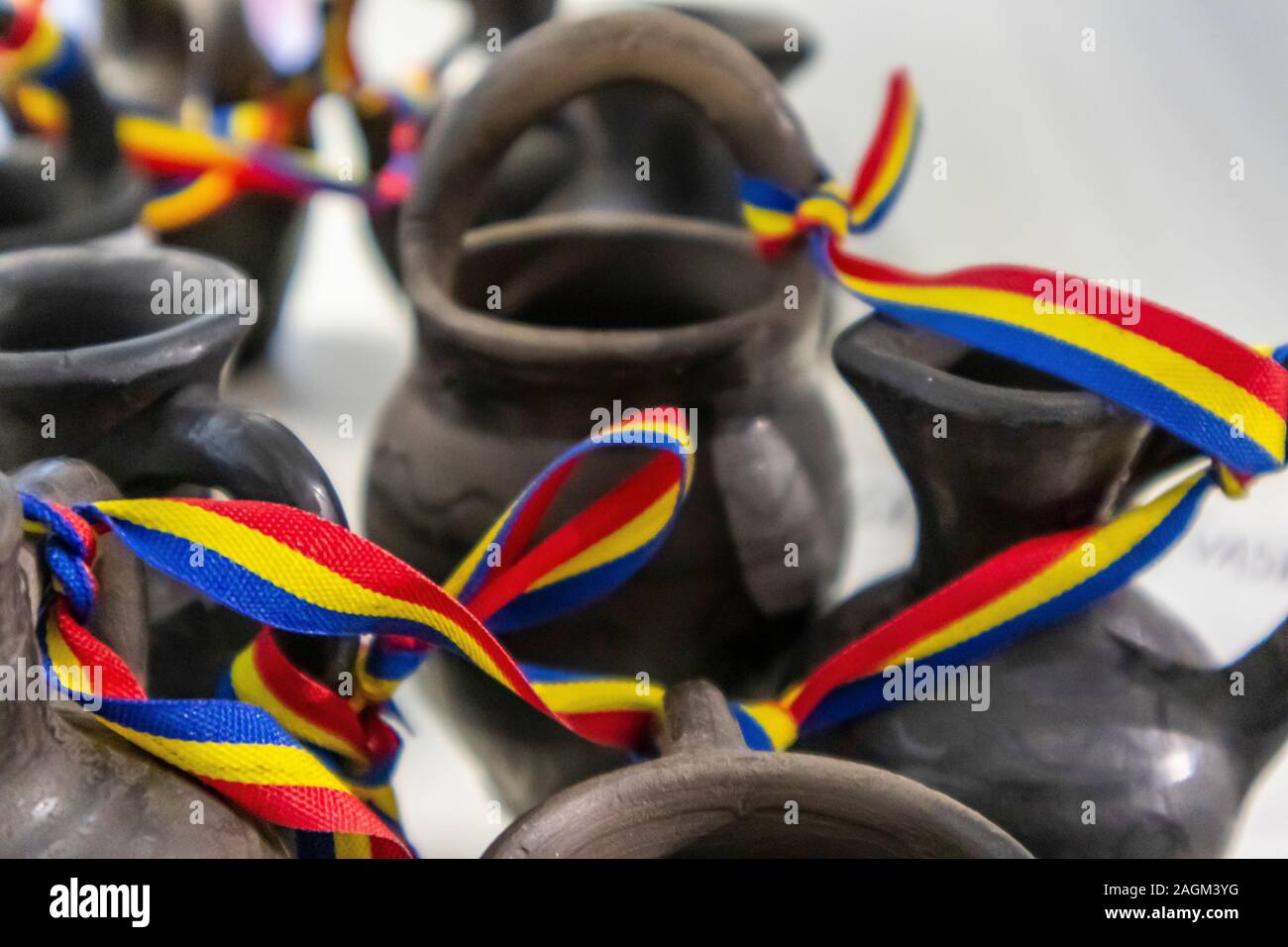 Romanian traditional colorful handmade artisan design Stock Photo - Alamy