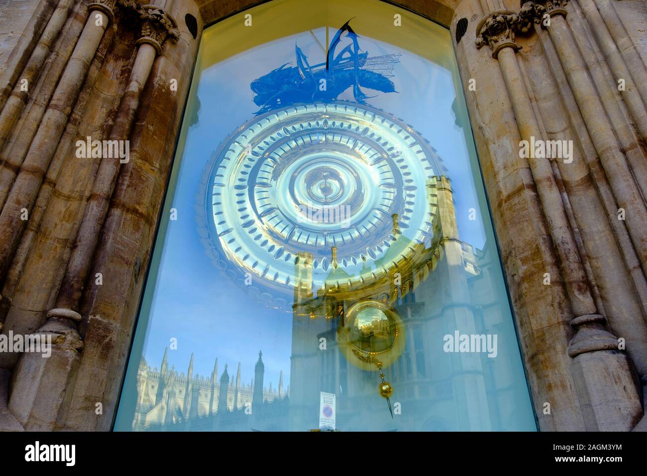The Corpus Clock, A sculpture of a beastly time-eating insect which ...
