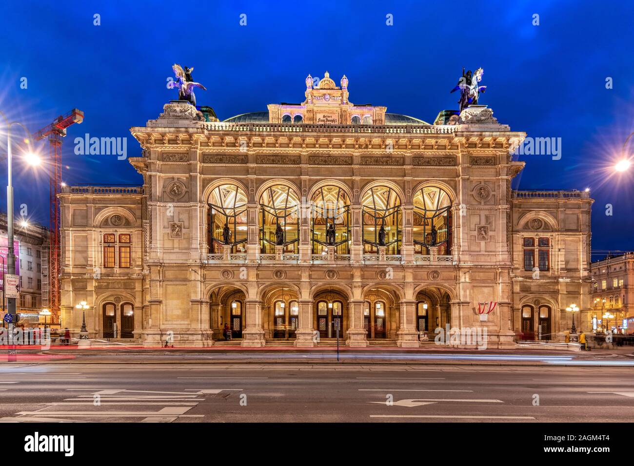 Wiener Staatsoper or Vienna State Opera House, Vienna, Austria Stock ...