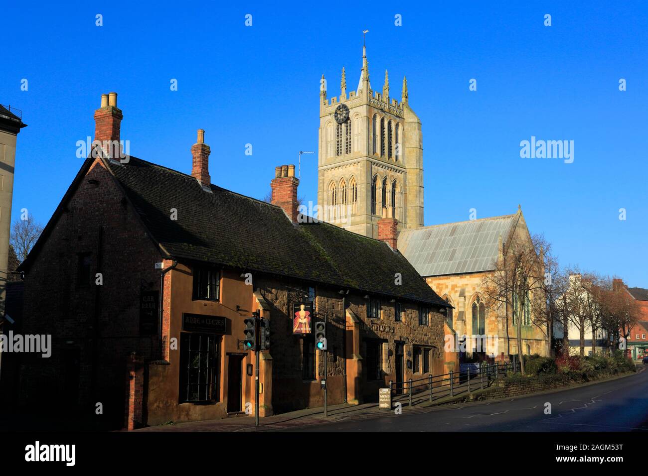 St marys church melton mowbray hi-res stock photography and images - Alamy