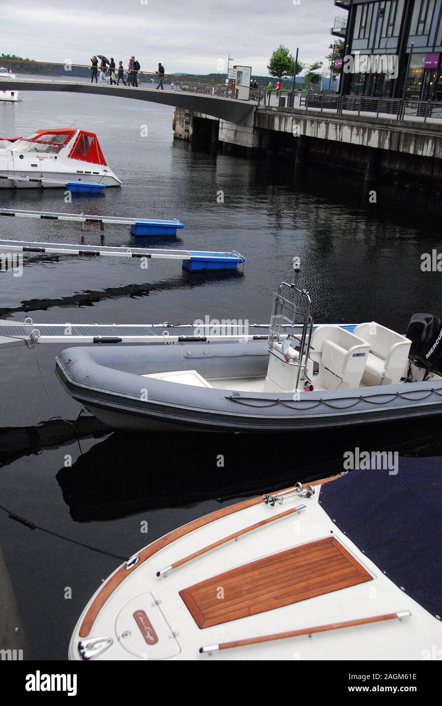 Norway, Oslo,Aker Brygge pier part 02 Stock Photo - Alamy