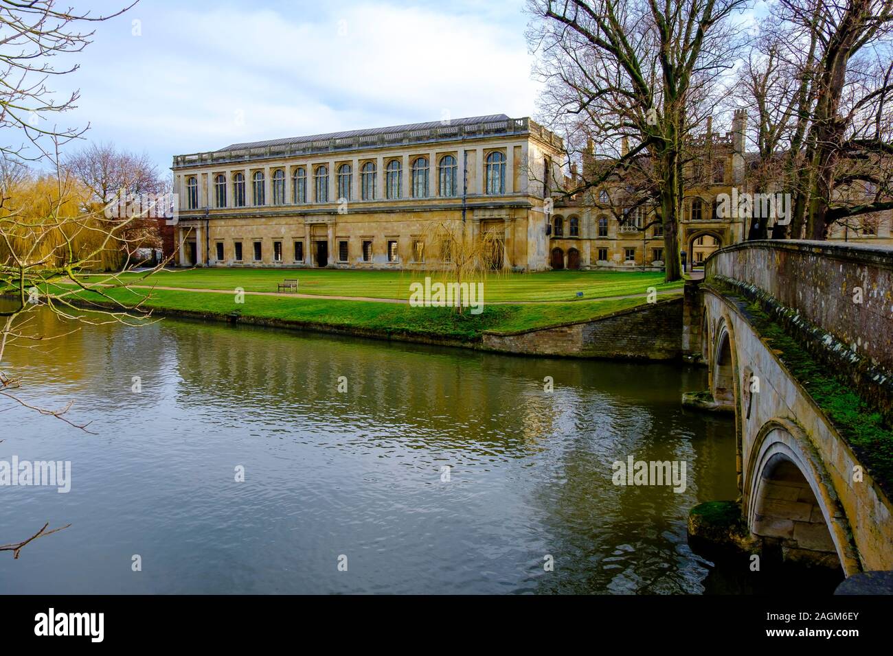 The Wren Library in Trinity College in Cambridge, Cambridgeshire ...