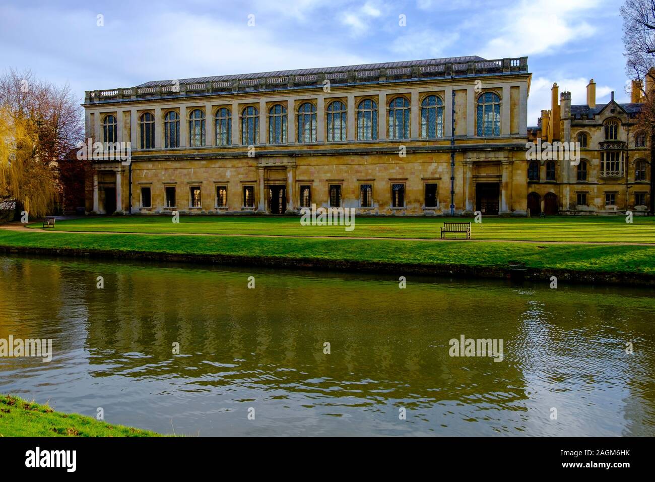 The Wren Library in Trinity College in Cambridge, Cambridgeshire ...