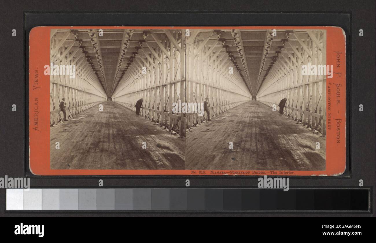 Niagara - Suspension Bridge - The Interior Includes several series ...