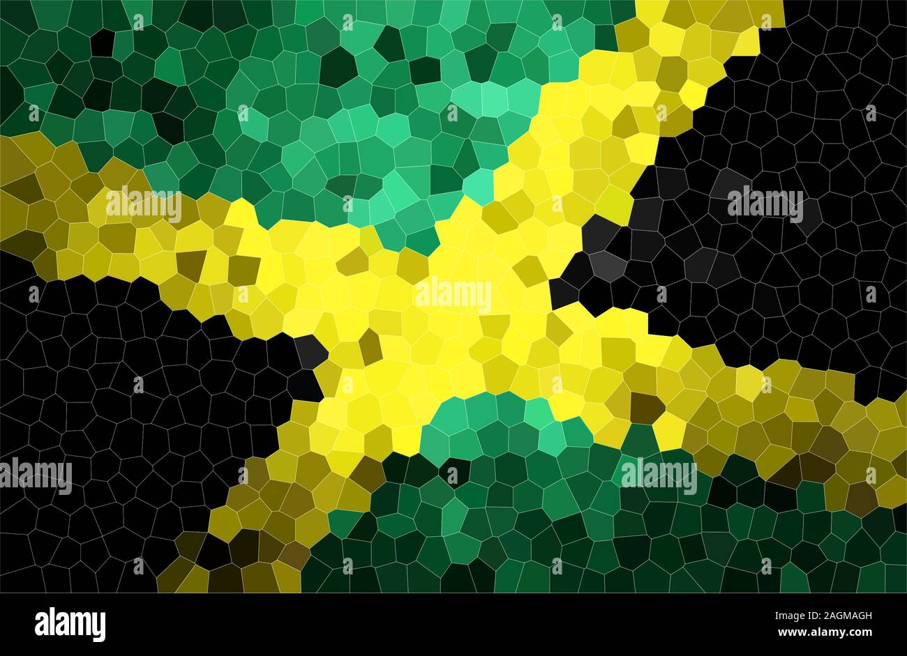 Abstract mosaic flag jamaica hi-res stock photography and images - Alamy