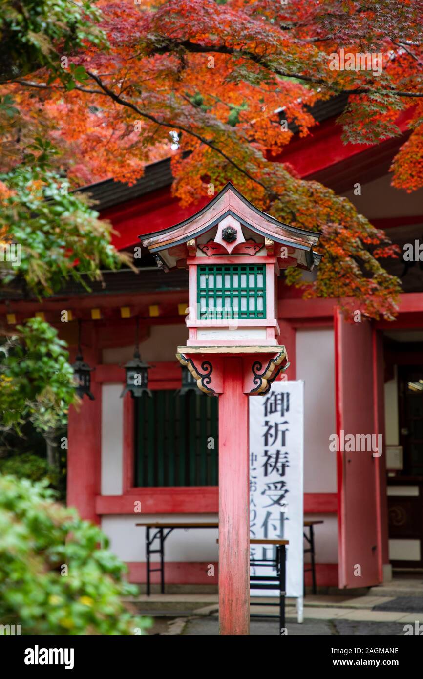 NARA, JAPAN -22nd November 2019: Kasuga-taisha shrine is famous for its ...