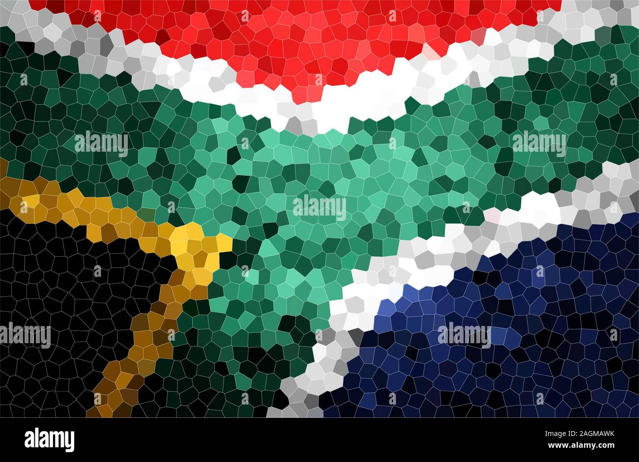 Stained glass country flag abstract background Stock Photo - Alamy