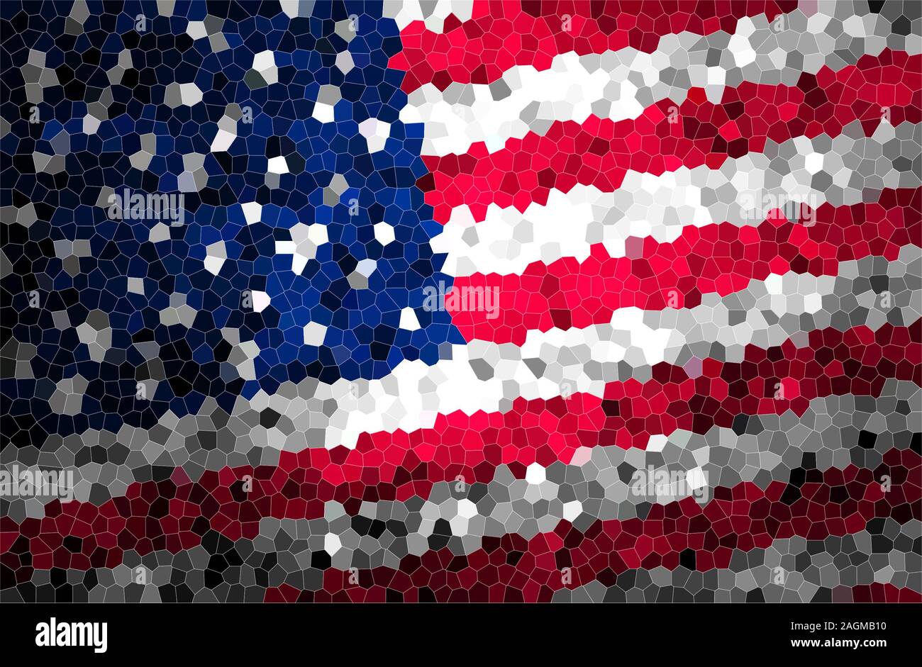 Stained glass country flag abstract background Stock Photo - Alamy