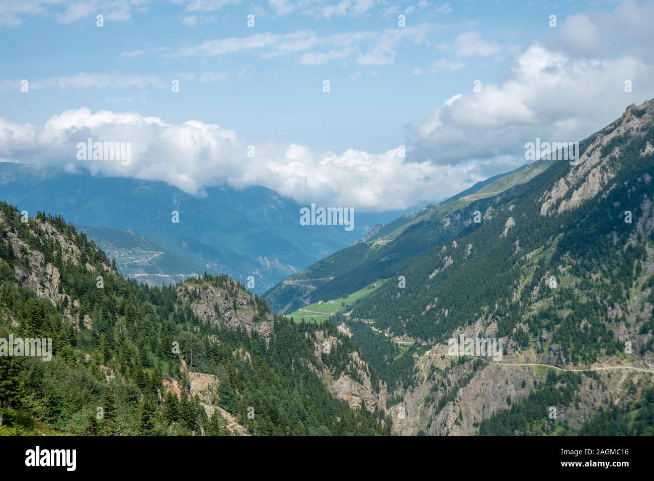 Caykara,Derebaşı turns in Turkey's northeastern Trabzon province are ...