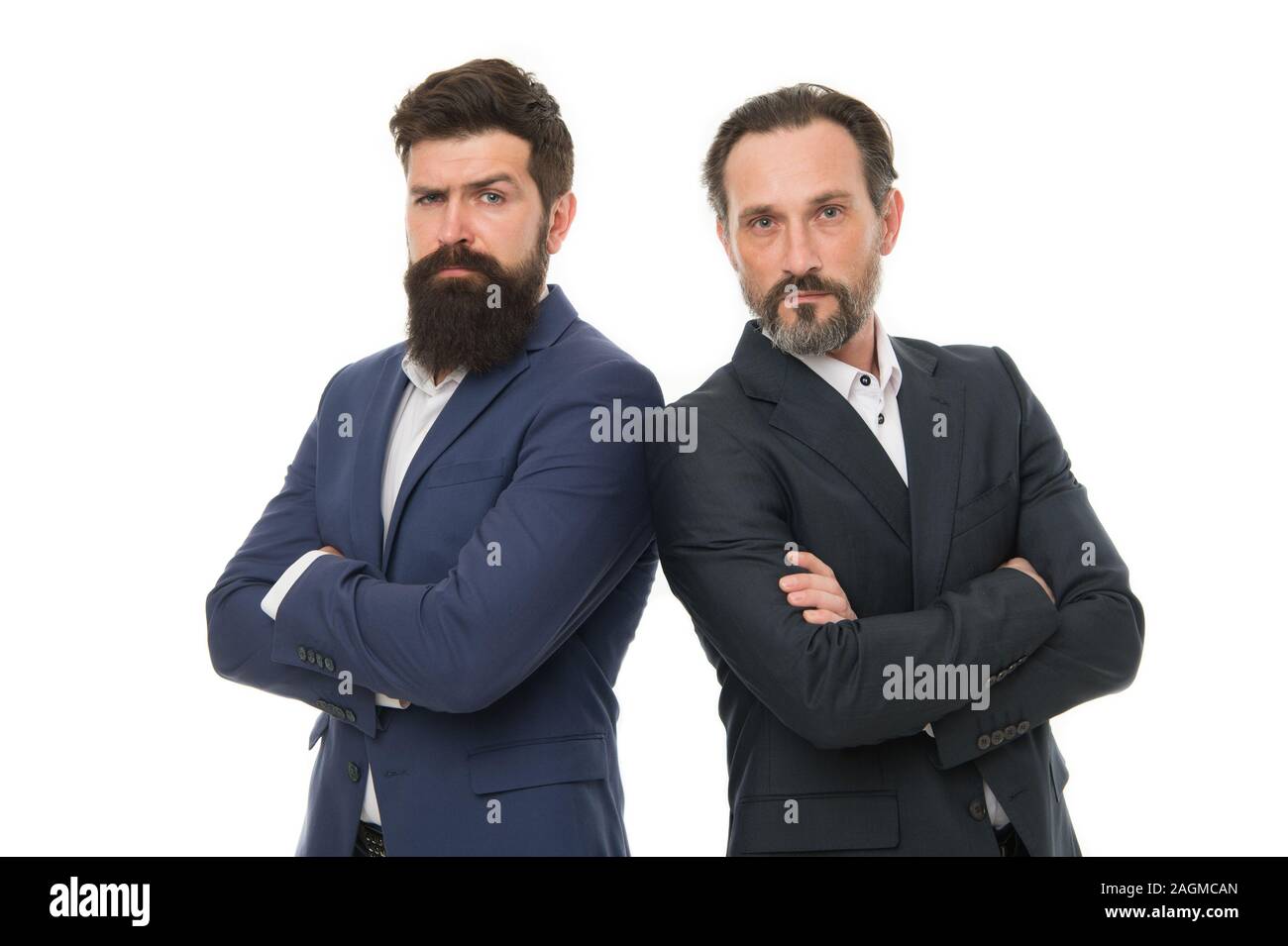Bearded corporate employee Cut Out Stock Images & Pictures - Alamy