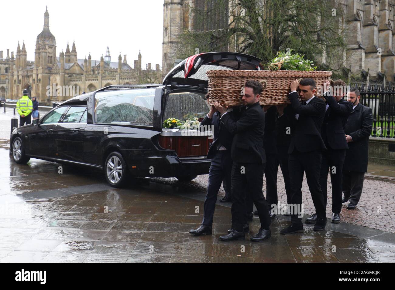 The coffin arrives for the funeral of London Bridge terror attack ...
