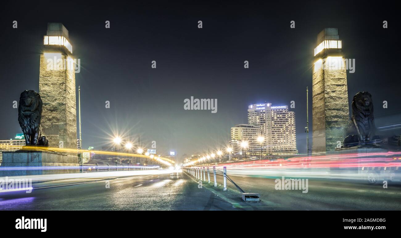 Qasr el nile bridge hi-res stock photography and images - Alamy