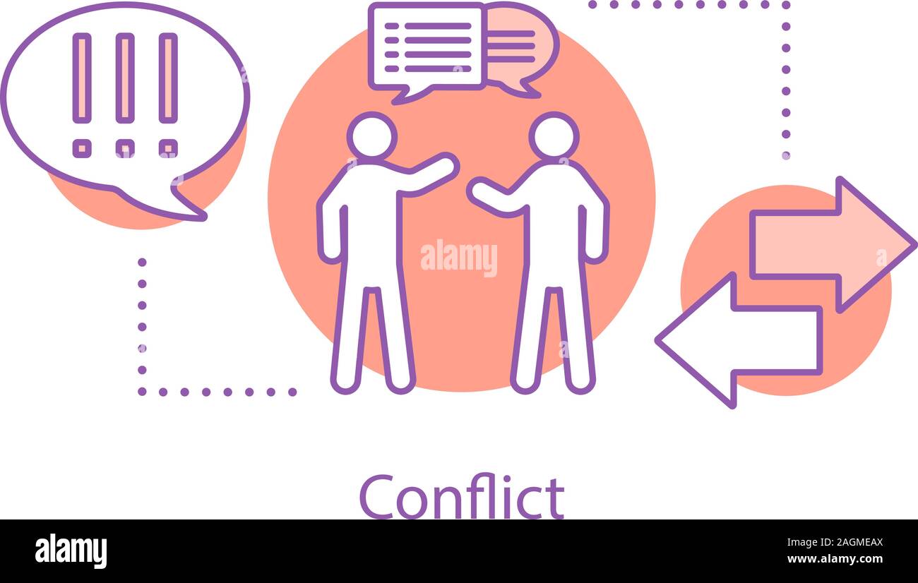 Conflict of interest vector vectors Stock Vector Images - Alamy