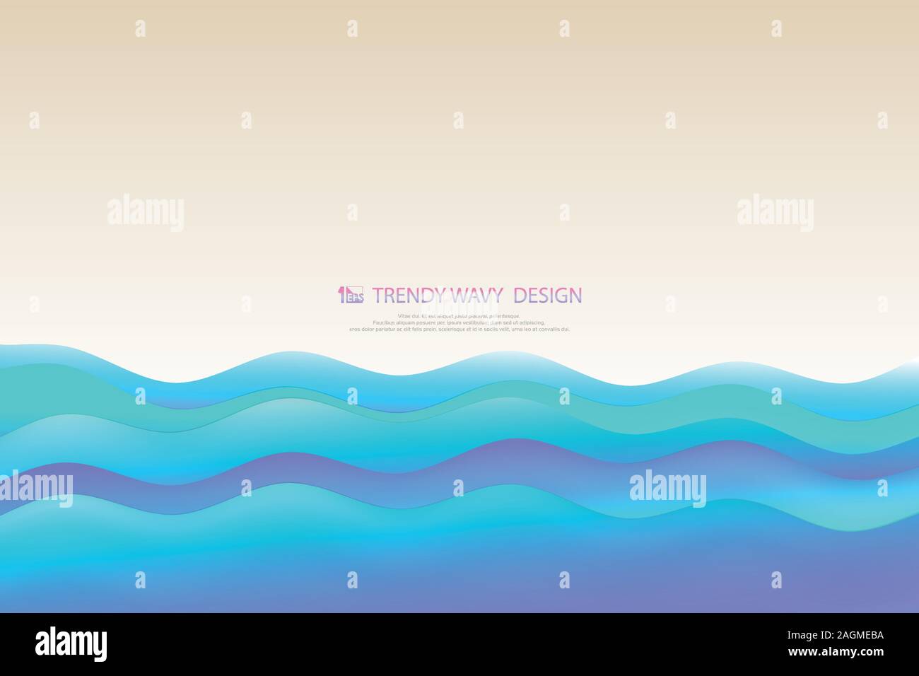 Abstract nature coast sea wavy layers of blue level of sea background ...