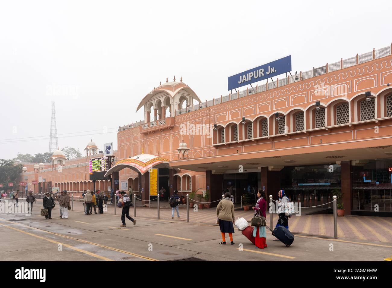 Jaipur Junction Train Station, India Stock Photo - Alamy