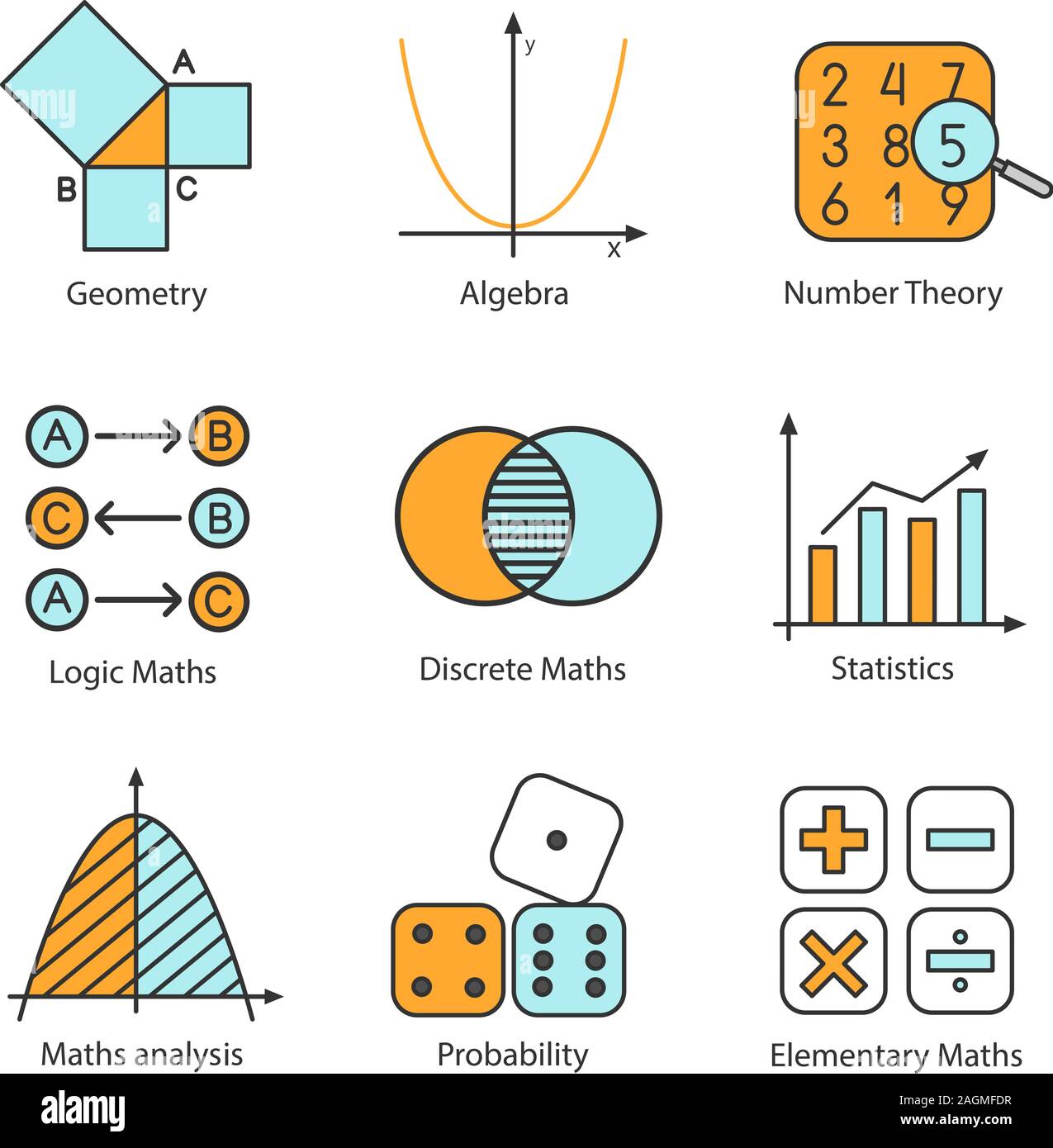 Discrete probability Stock Vector Images - Alamy