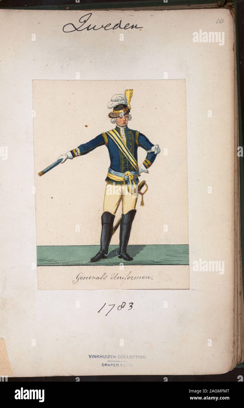Norway and Sweden soldier, 1783.; Norway and Sweden soldier, 1783 Stock ...