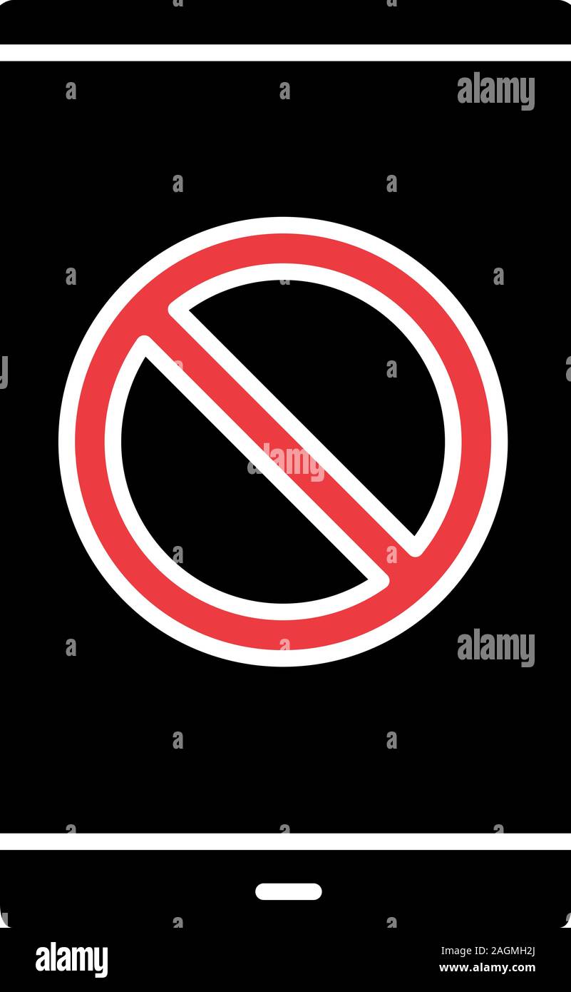 Smart phone no signal isolated Stock Vector Images - Alamy