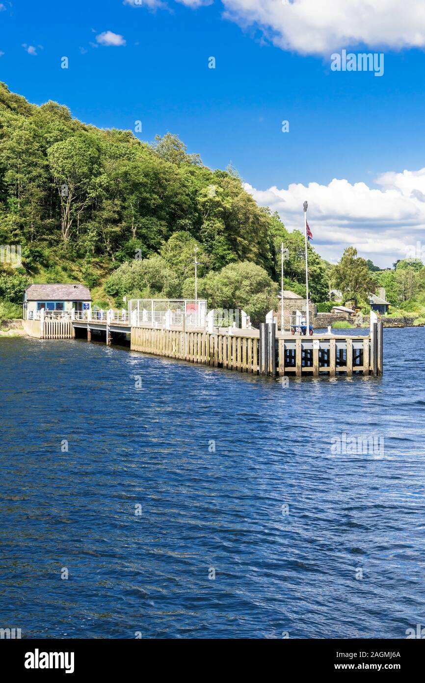 Pier jetty at coniston water in cumbria hi-res stock photography and ...