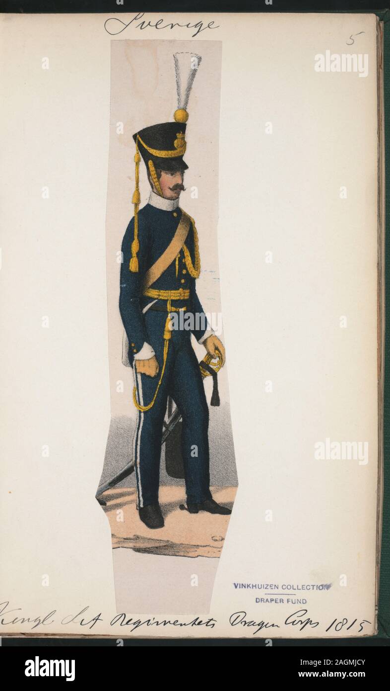 Norway and Sweden soldier, 1815.; Norway and Sweden soldier, 1815 Stock ...