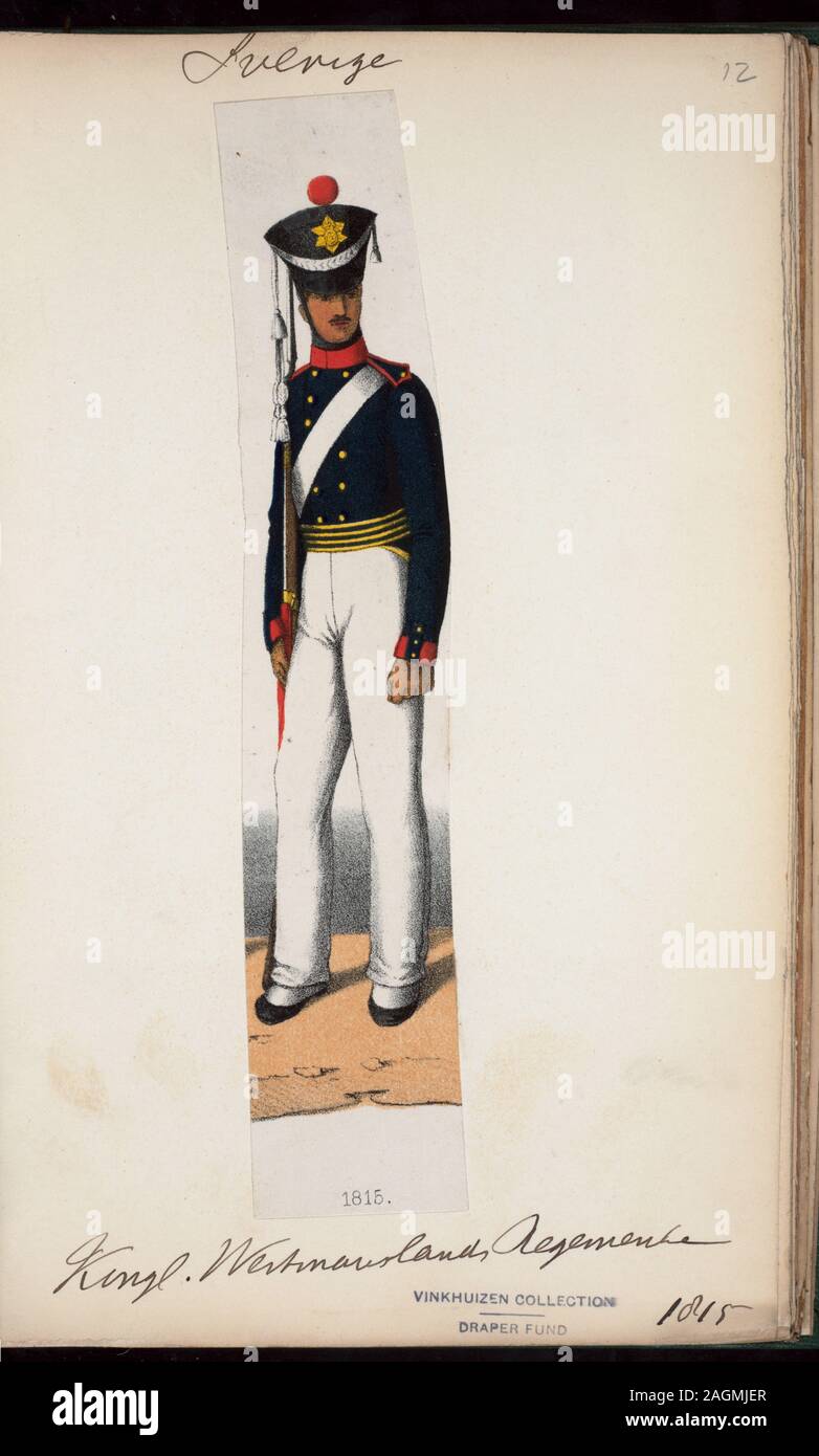 Norway and Sweden soldier, 1815.; Norway and Sweden soldier, 1815 Stock ...