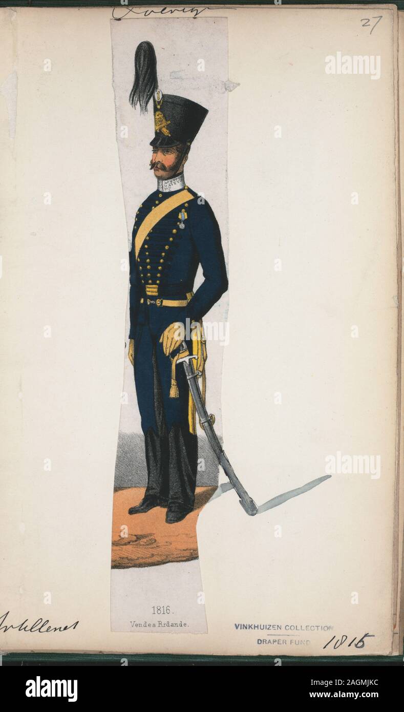 Norway and Sweden soldier, 1815.; Norway and Sweden soldier, 1815 Stock ...