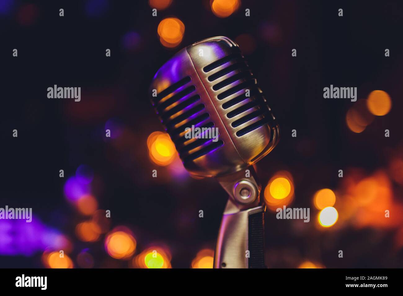 Colorful Microphone Photography