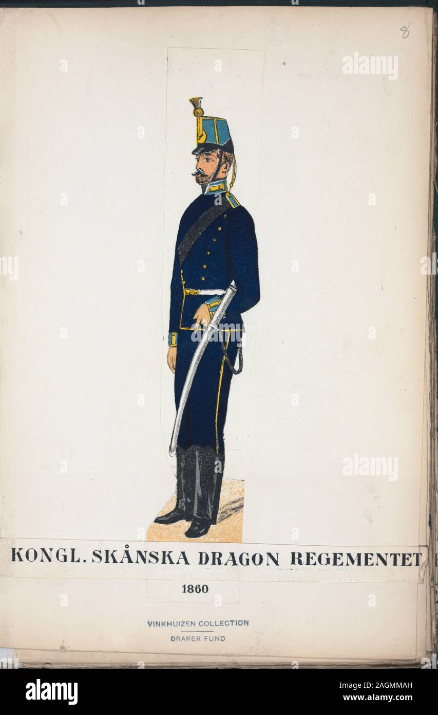 Norway and Sweden soldier, 1860.; Norway and Sweden soldier, 1860 Stock Photo - Alamy