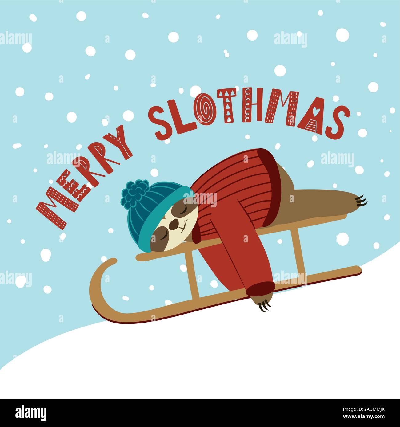 Slothmas Stock Vector Images - Alamy