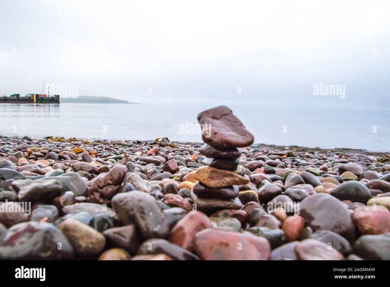 Artistic pebble stone stacked hi-res stock photography and images - Alamy