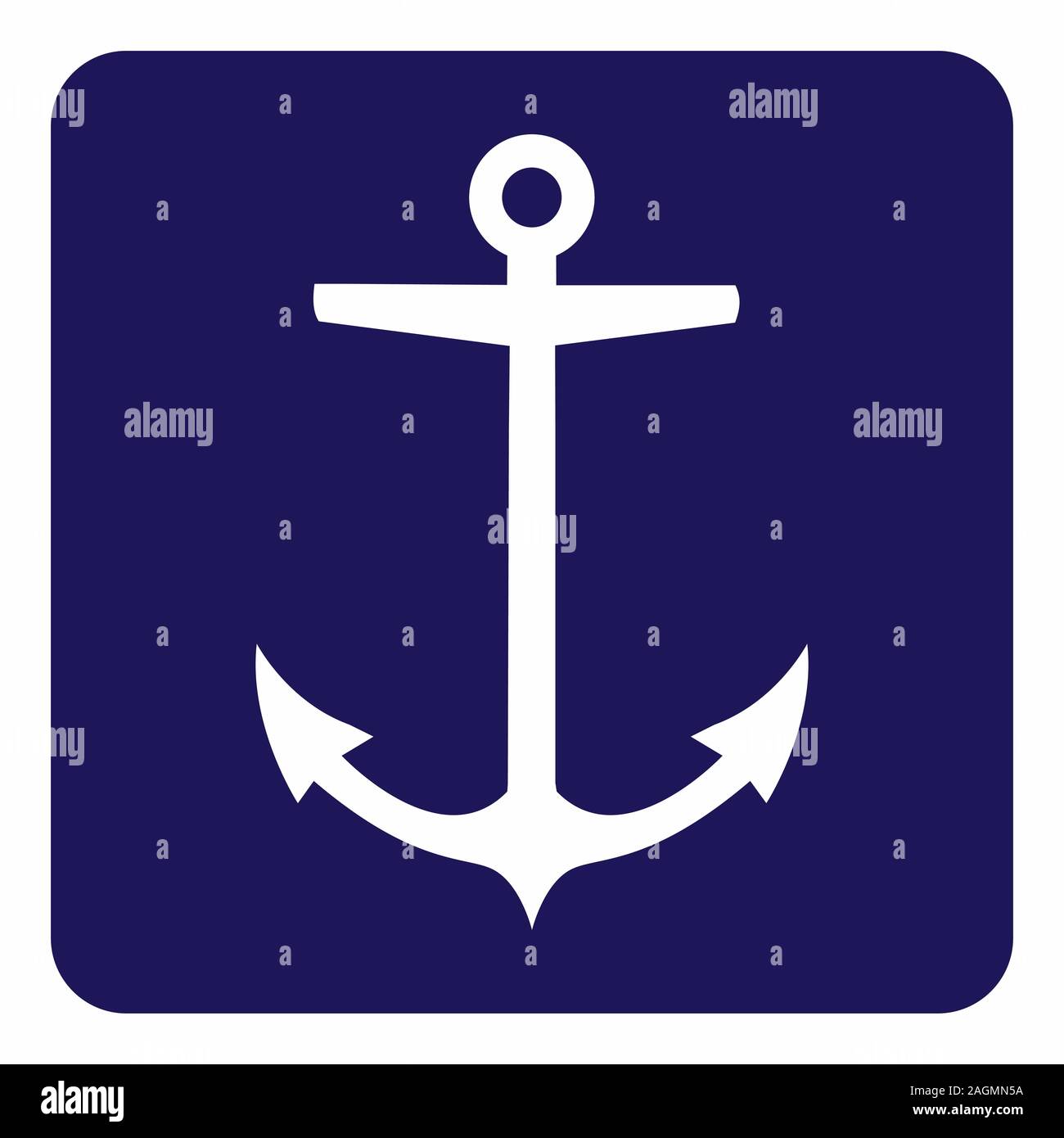 Anchor icon illustration Stock Vector Image & Art - Alamy