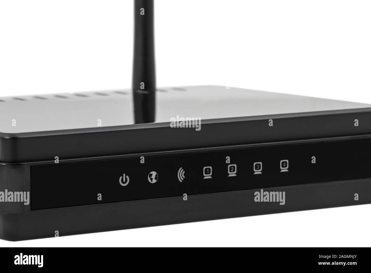 Electronic collection - black wireless internet network wi-fi router ...