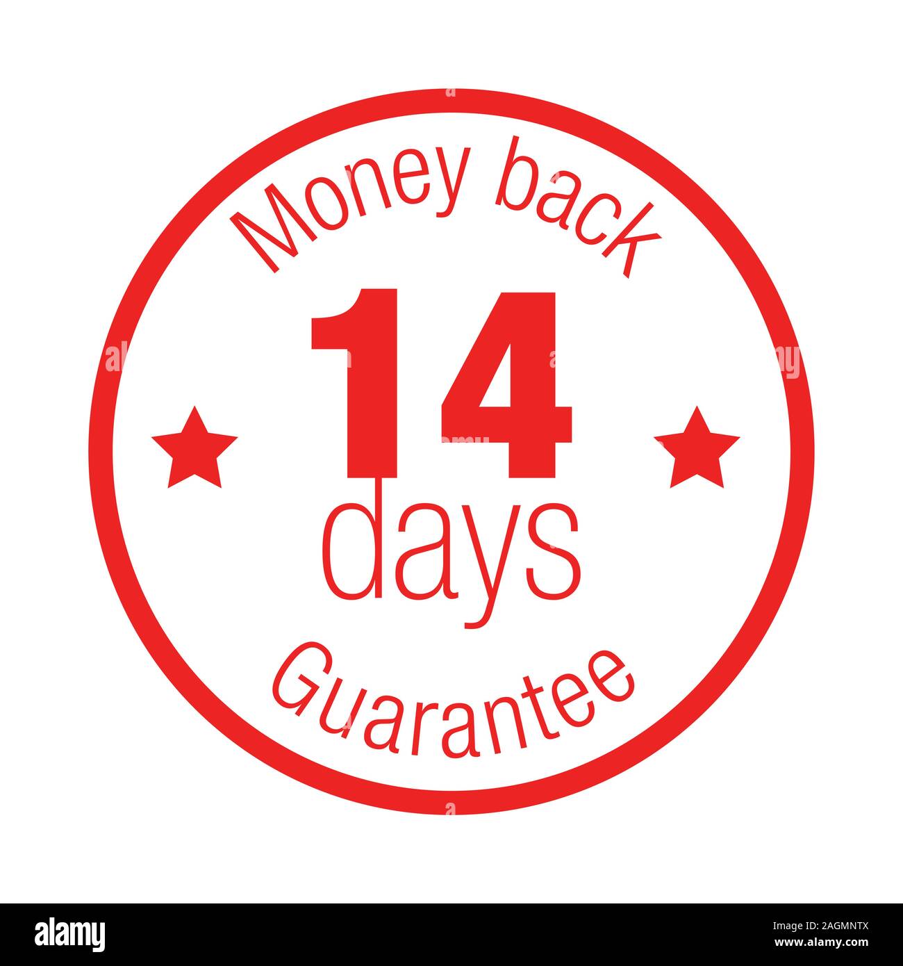 100 guarantee sign label Stock Vector Images - Alamy