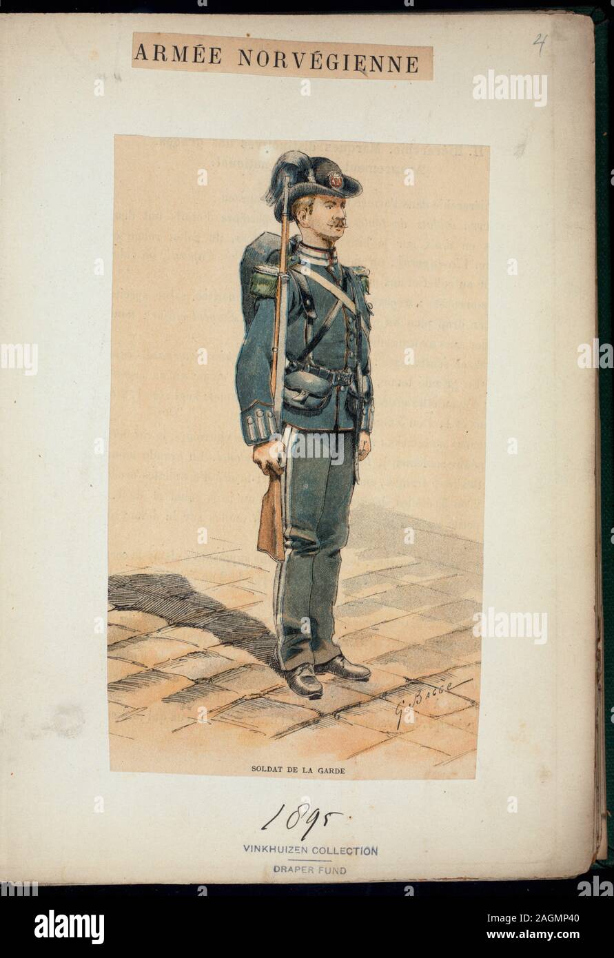 Norway and Sweden soldier, 1895 [part 1].; Norway and Sweden soldier ...