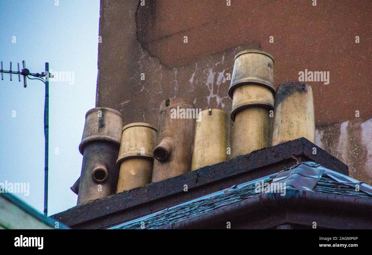 Chimney Stacks On Rooftop High Resolution Stock Photography and Images ...