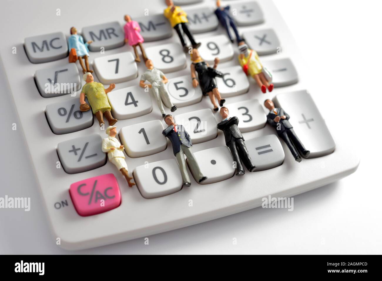 People calculator hi-res stock photography and images - Alamy