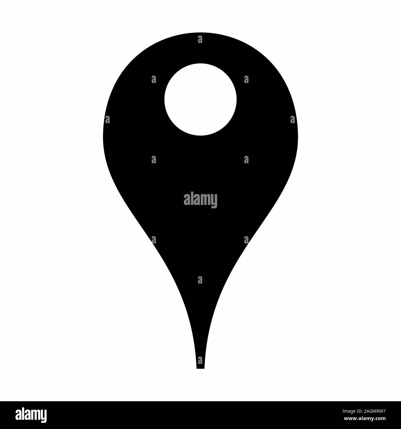 Map pointer icon Stock Vector Image & Art - Alamy