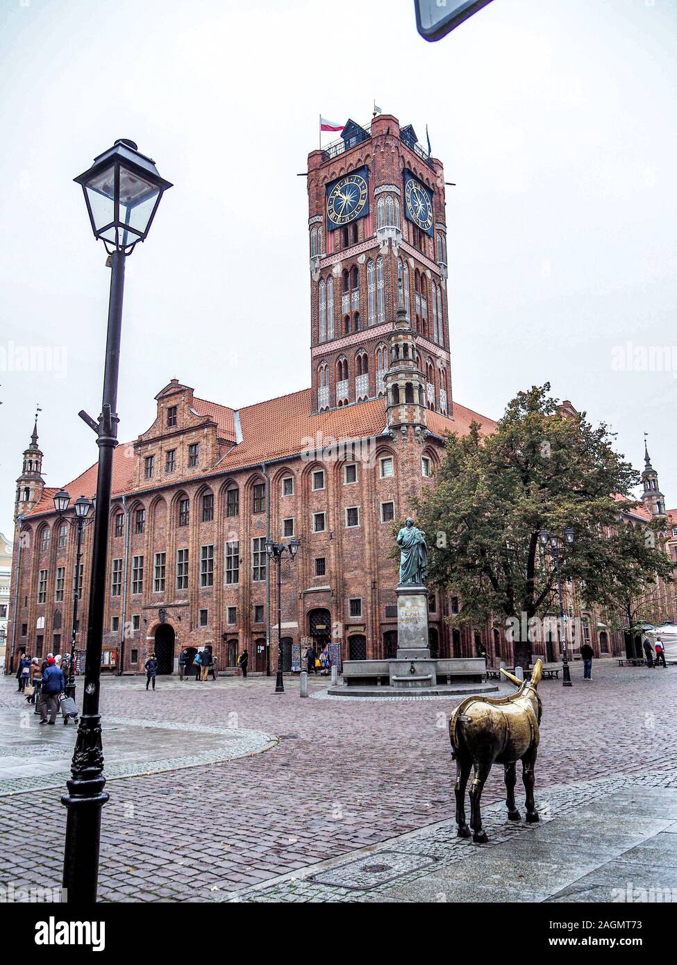 Architecture of Town Hall and surrounding buildings in the Unesco ...