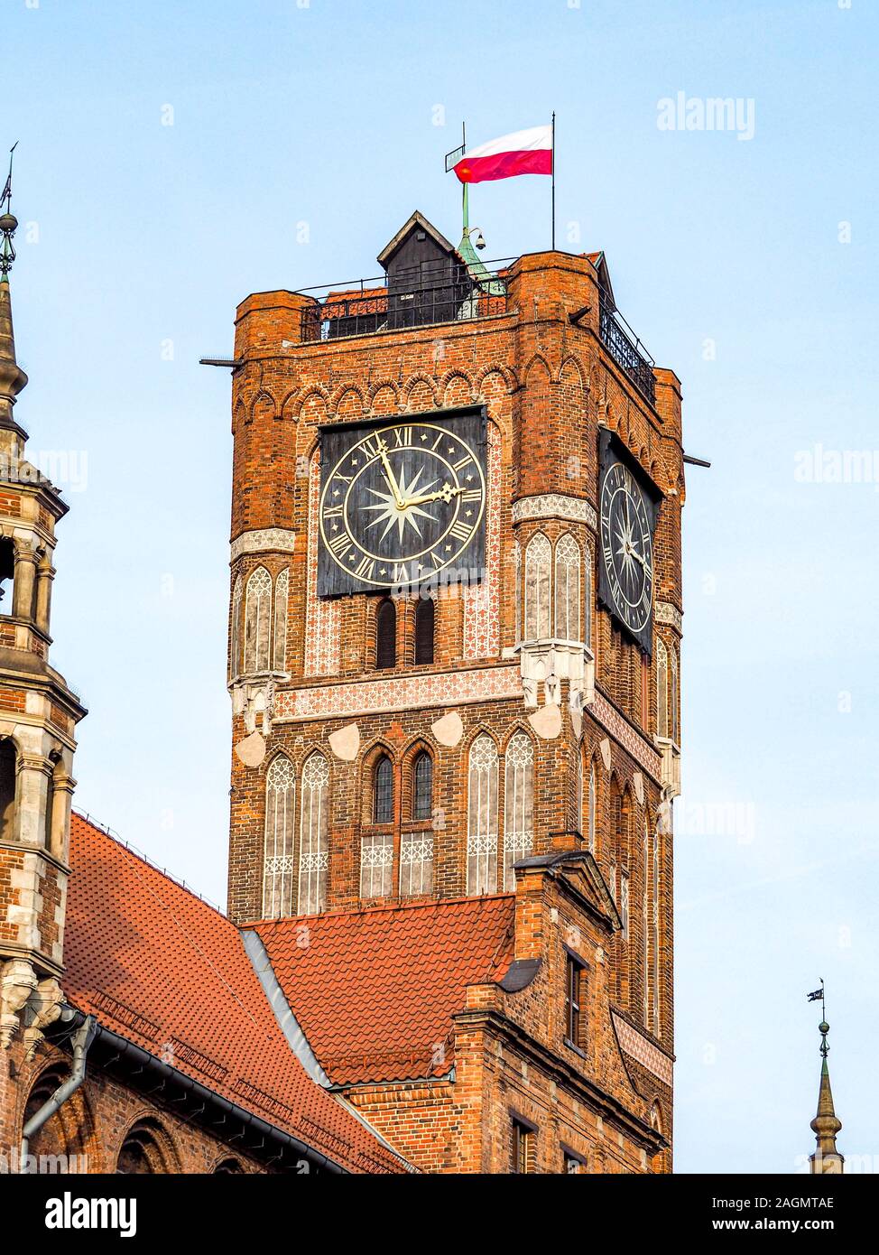 Architecture of Town Hall and surrounding buildings in the Unesco ...