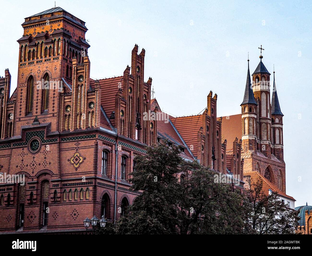 Architecture of Town Hall and surrounding buildings in the Unesco ...
