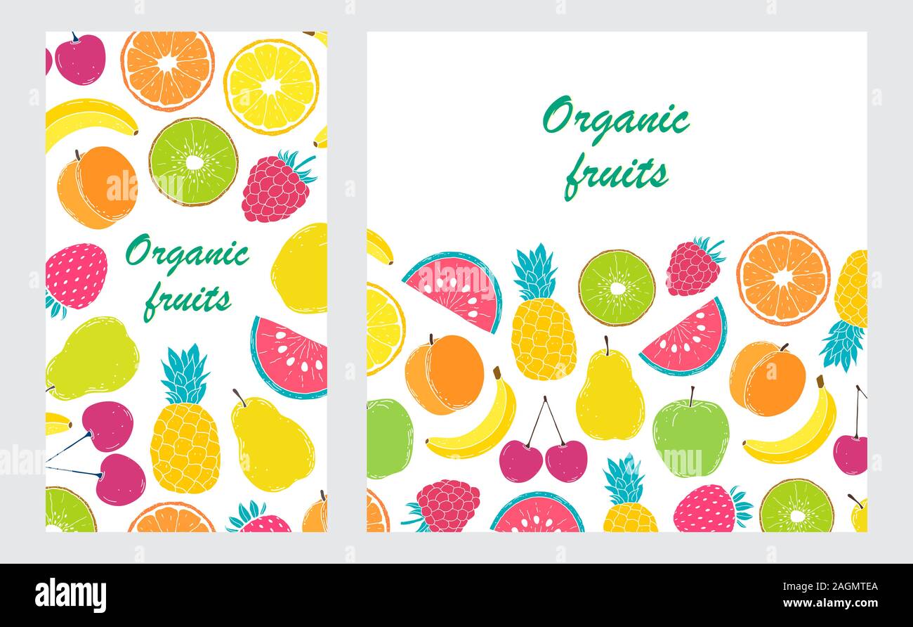 flyer with fruits Stock Vector Image & Art - Alamy