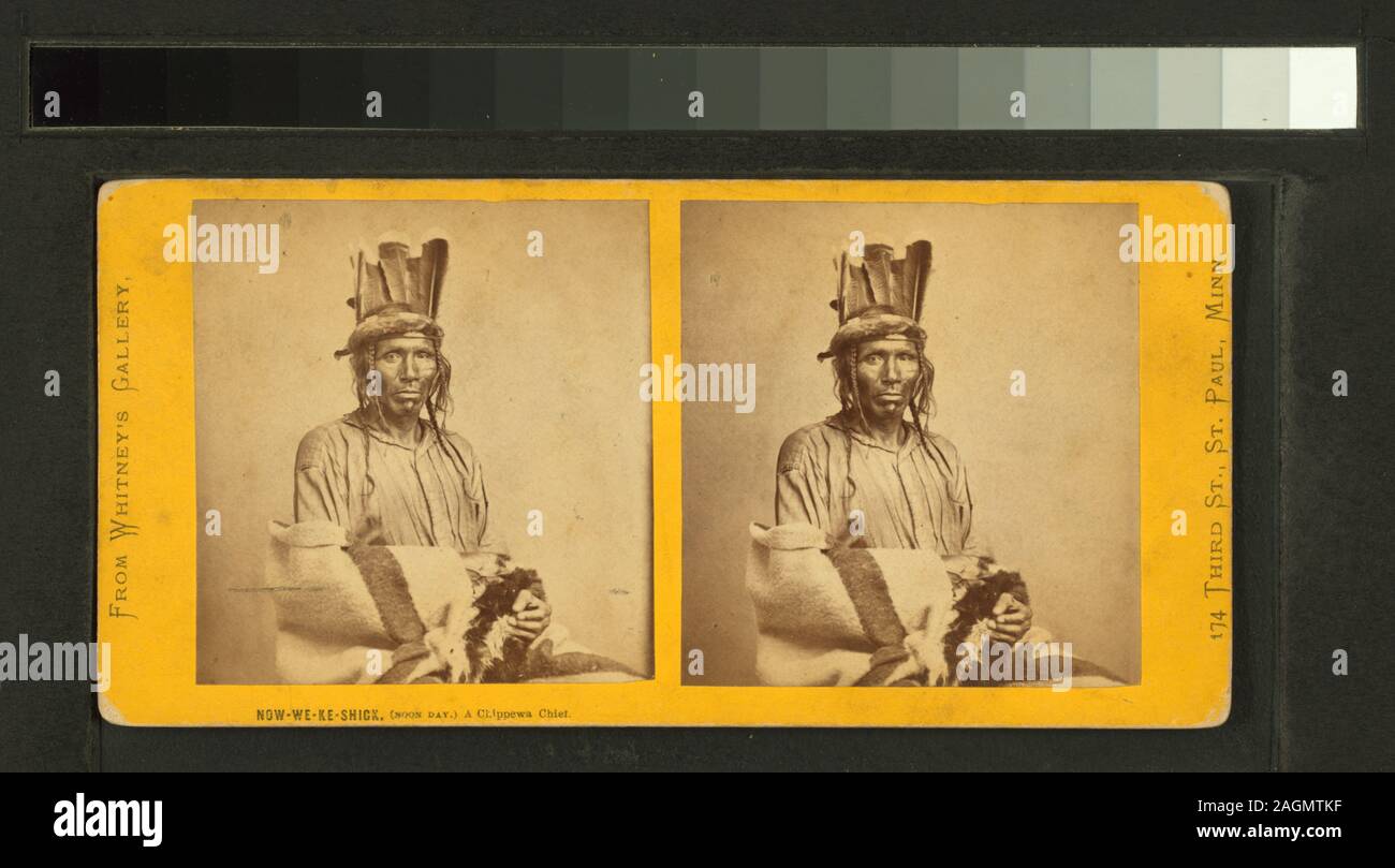 Now we ke shick (Noon Day), a Chippewa chief Now we ke shick (Noon Day ...