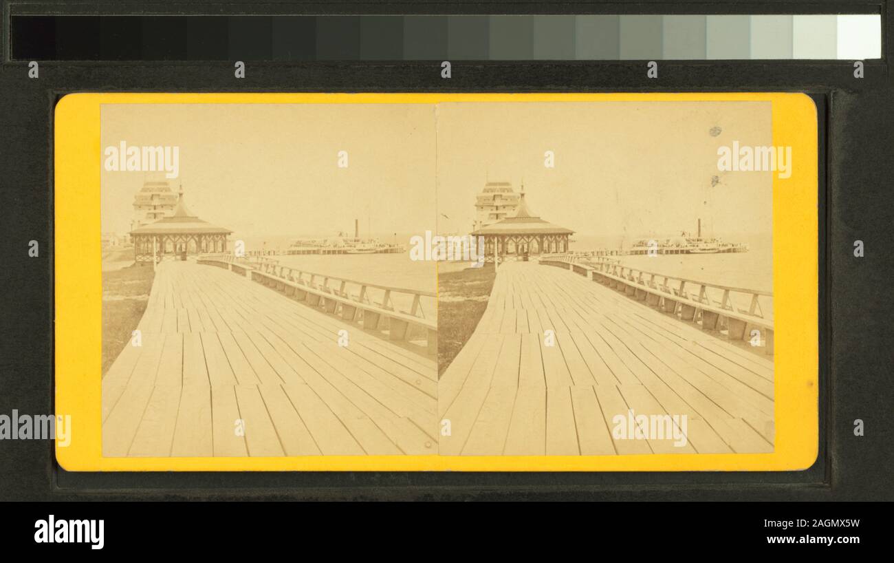 Oak Bluff landing by S.F. Adams.; Oak Bluff landing Stock Photo - Alamy