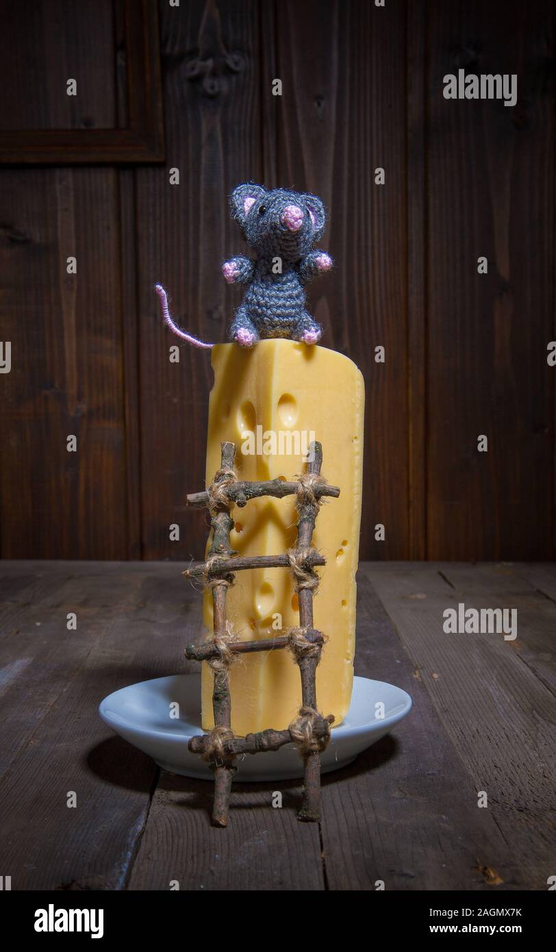 mouse and cheese Stock Photo - Alamy