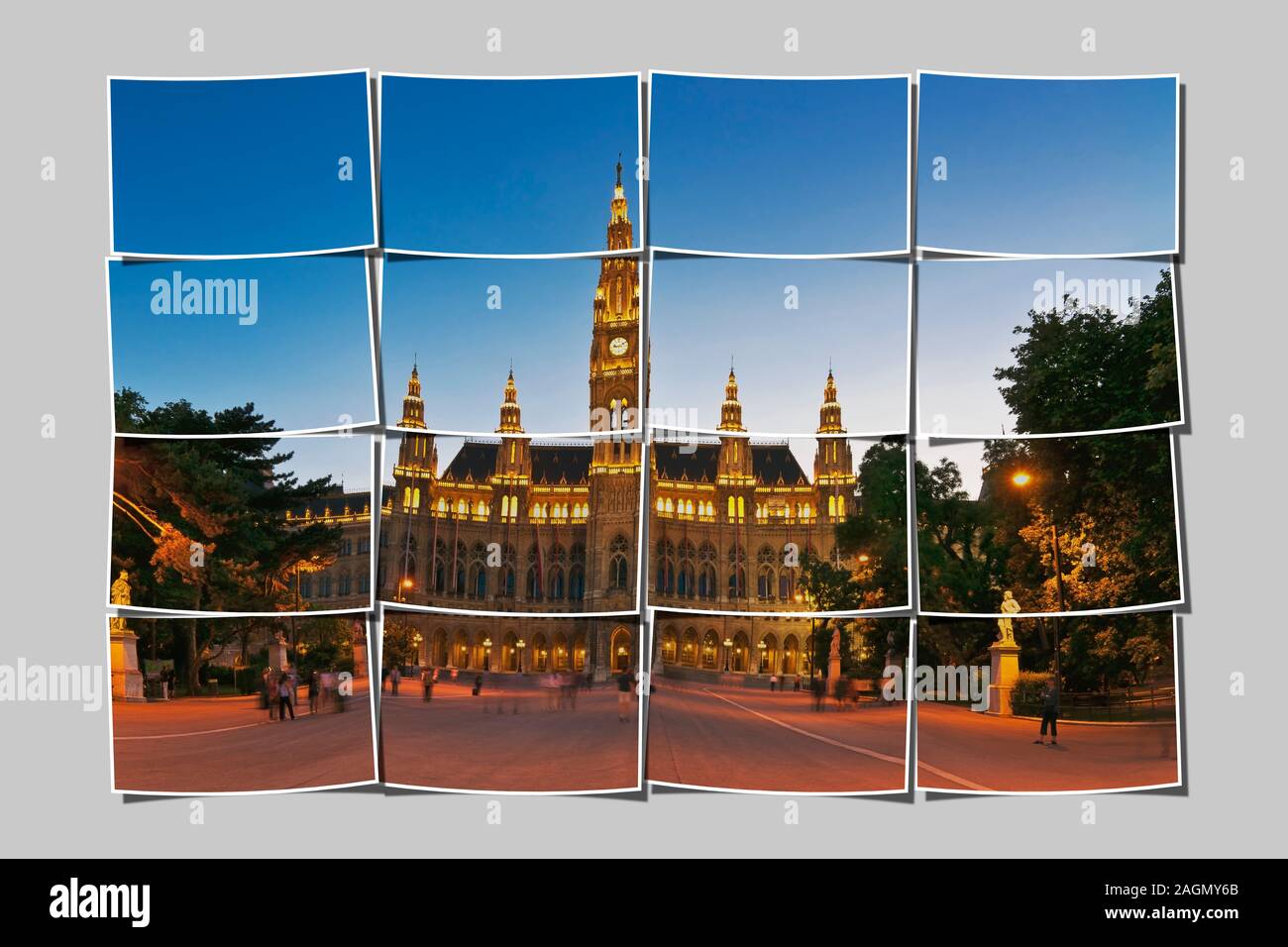 Collage von wien hi-res stock photography and images - Alamy