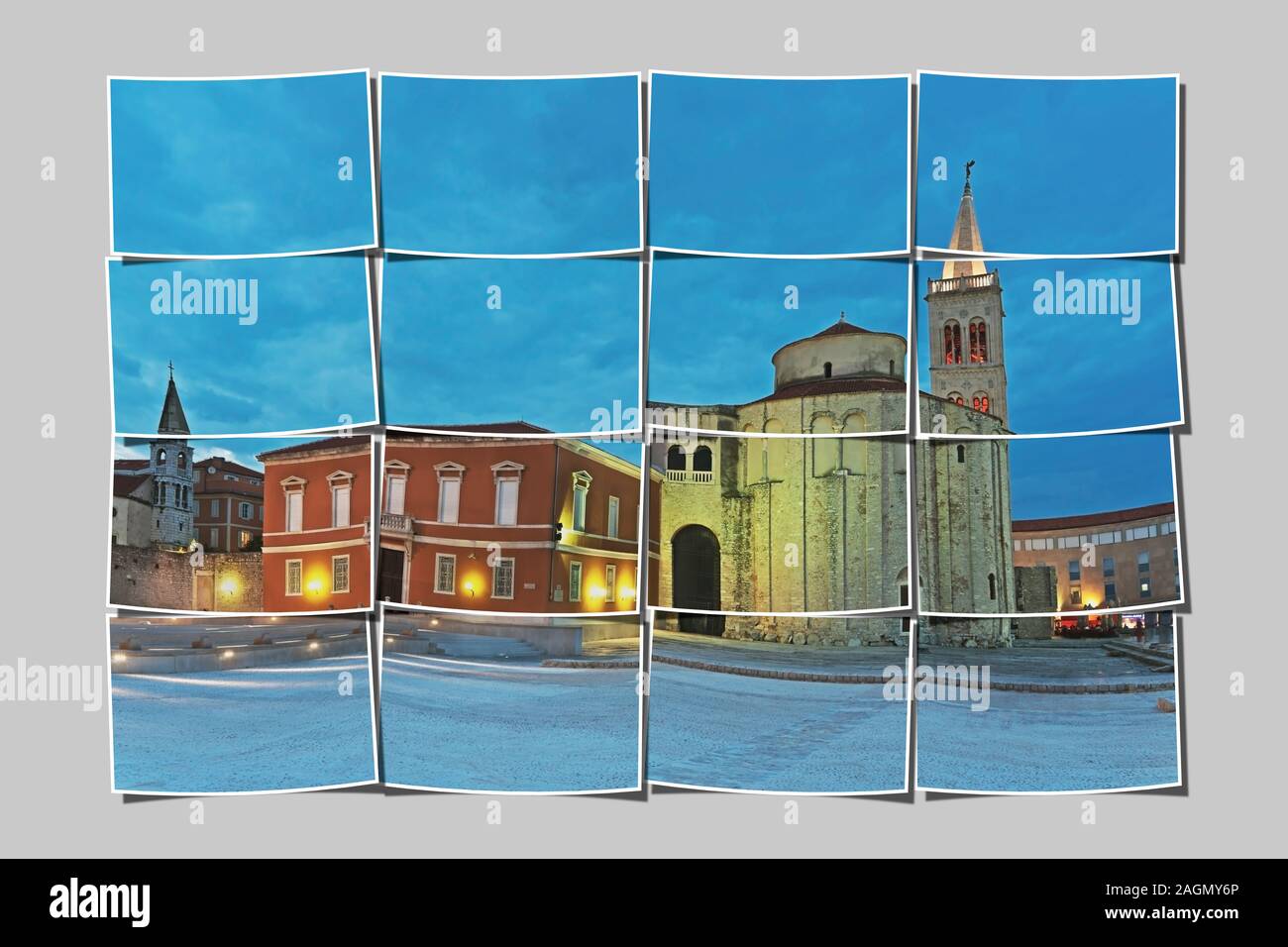 The Forum, city marketplace, located in front of the church of Saint ...